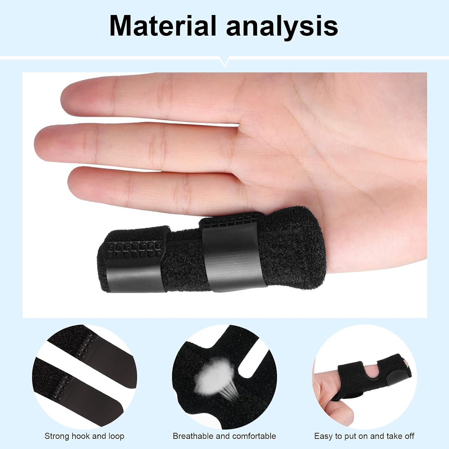 Altcompluser Finger Rail Support Set - 3-Piece Stabilizer for Broken ...