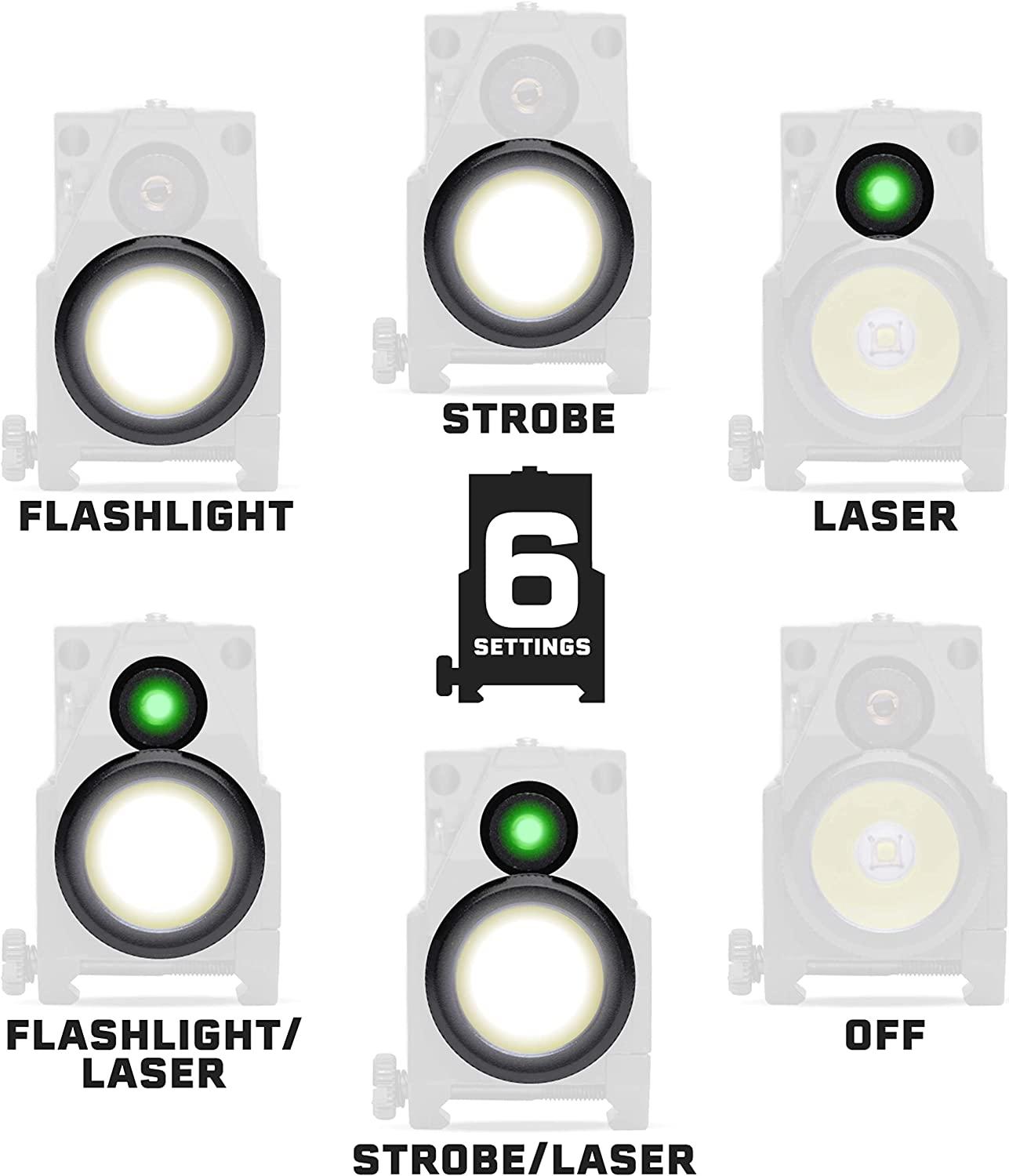 Firefly V2 Flashlight Laser Sight | Strobe Function | 220 Lumens ...