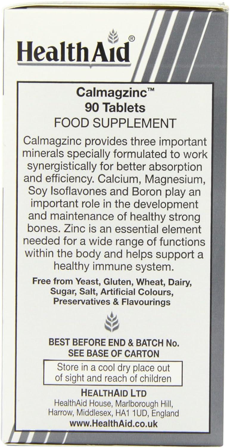 HealthAid Calmagzinc - 90 Tablets