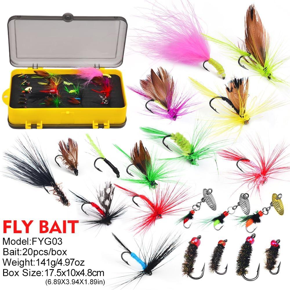 Proberos Fly Fishing Combo - Complete 5/7 Fly Rod and Reel Package with ...