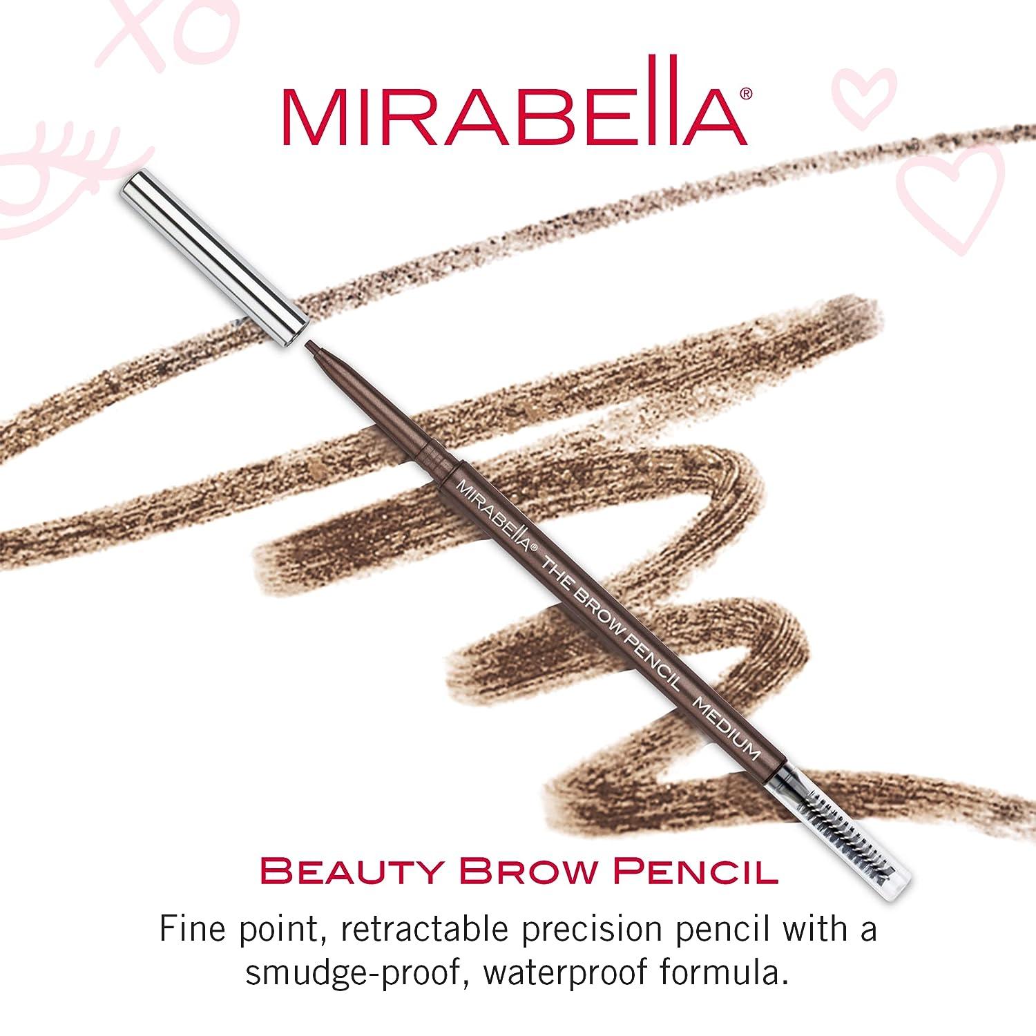 Mirabella Beauty Brow Pencil in Medium | Ultra-Fine Precision Eyebrow ...