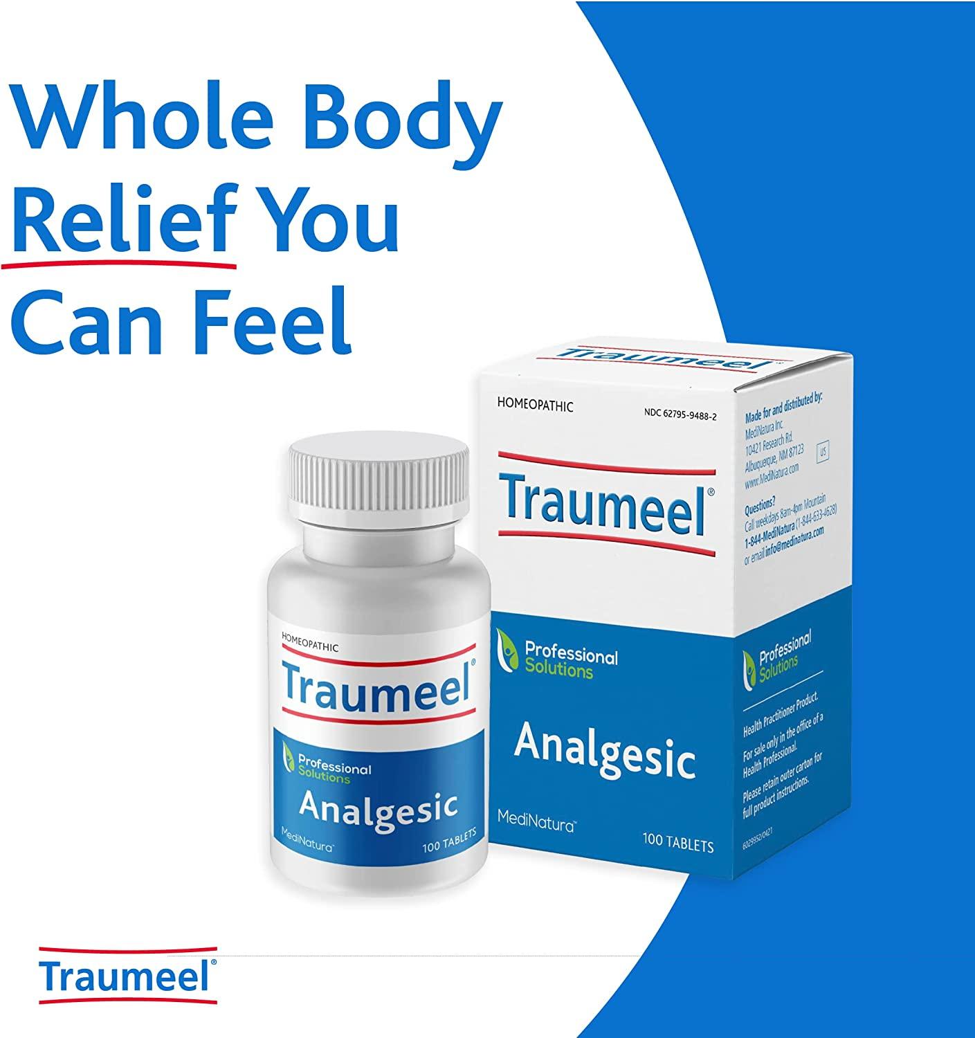Traumeel Pain Relief Tablets - Arnica + 13 Active Ingredients for ...