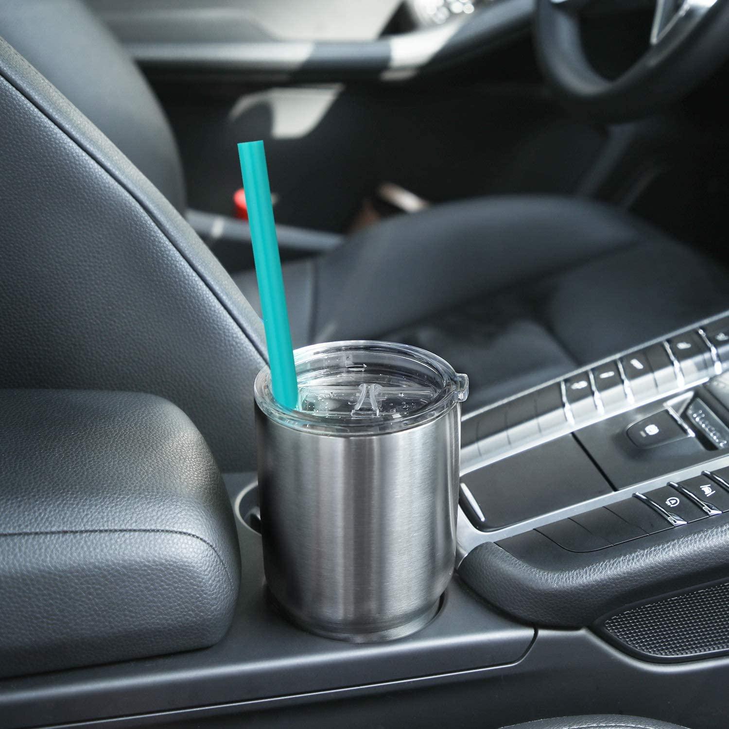 Hiware 12 Inch Extra Long Silicone Straws for Big Tumblers - Flexible ...