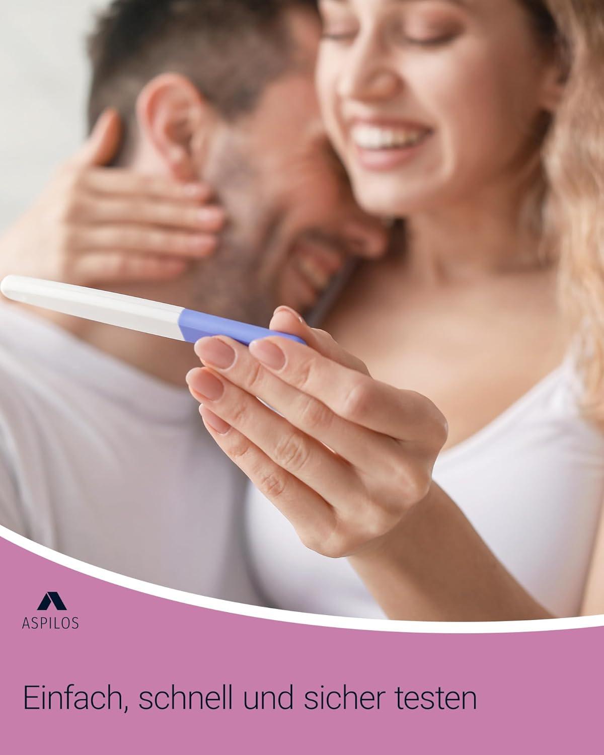 ASPILOS BUNDLE: Home Pregnancy & Ovulation Test - Fast Safe & Lab ...