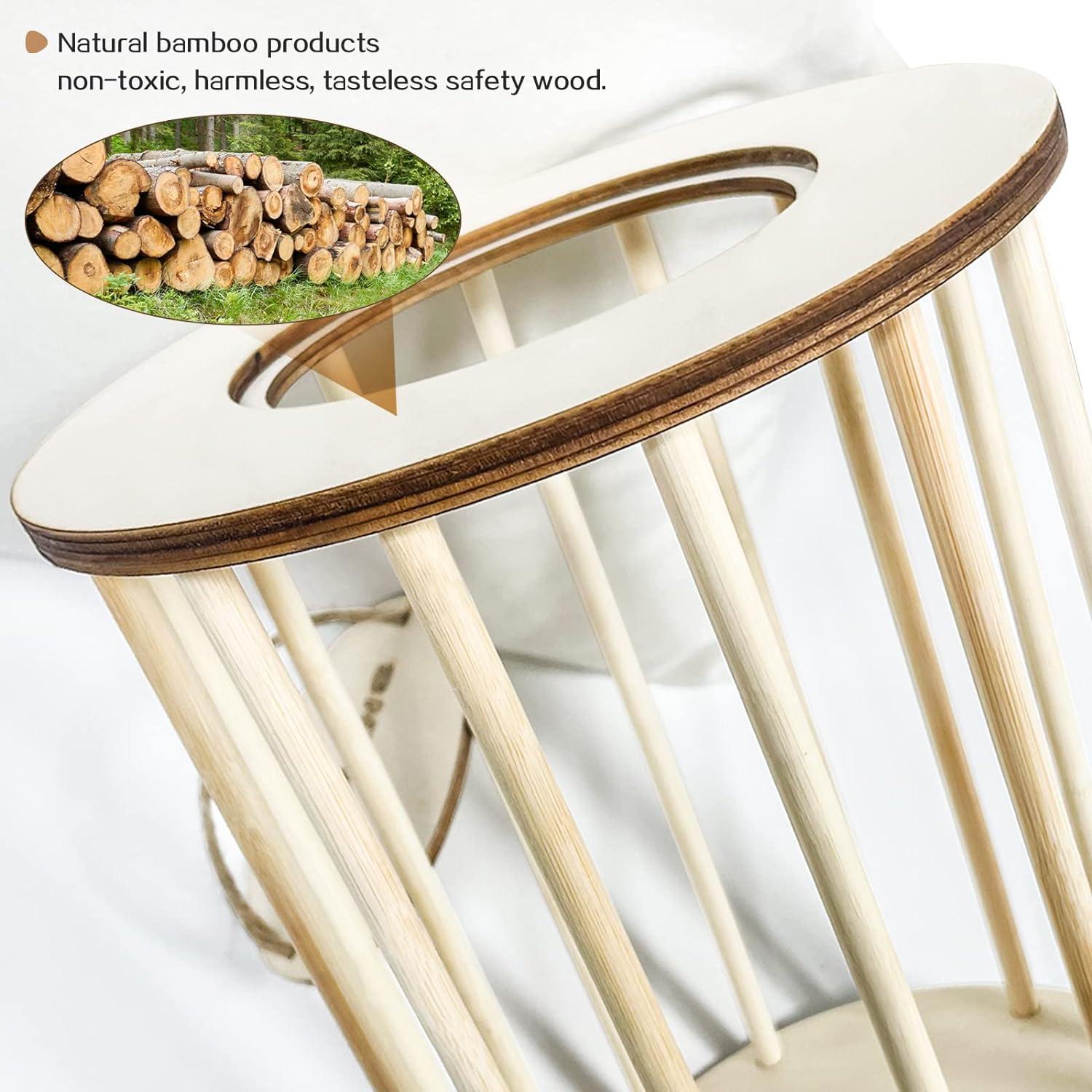 Upgraded Wooden Hay Feeder Rack for Rabbits ToyaJeco Less Wasted Small ...