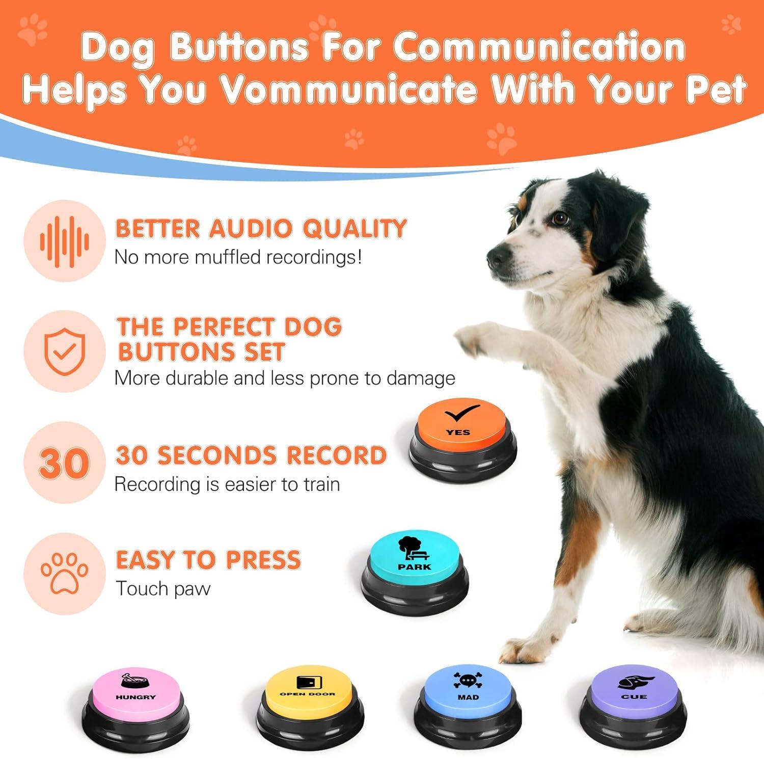 easy push dog buttons