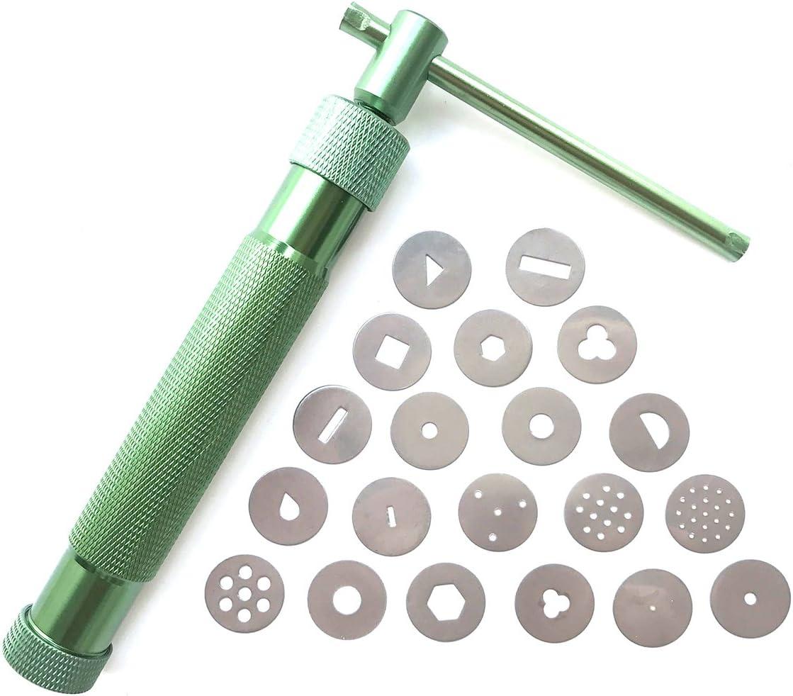 HEVERP Stainless Steel Clay Extruder Sugar Paste Extruder Cake Fondant ...
