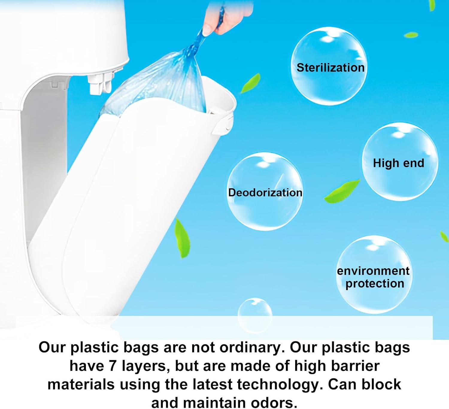 Sunoya Diaper Pail Refill Film - 12 Cassettes 4.5m Smell-Tight ...