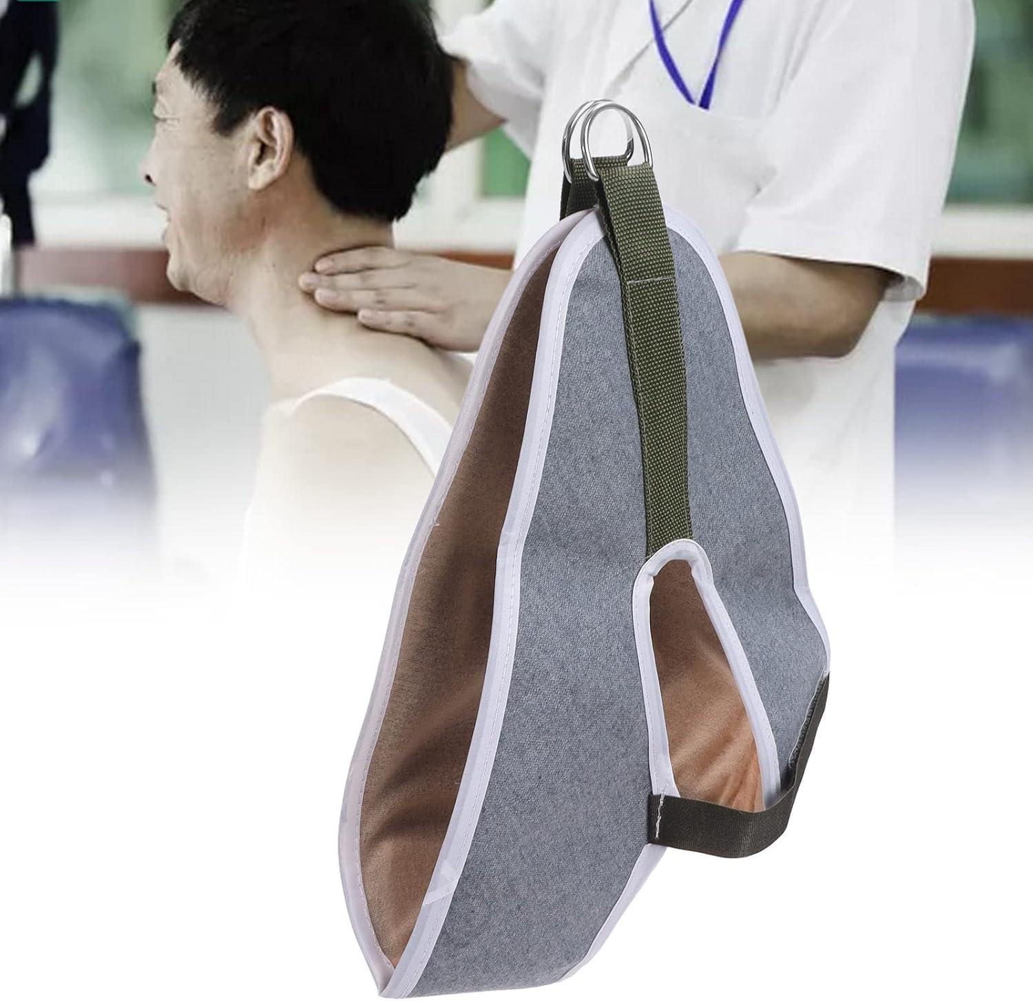 Premium Adjustable Neck Traction Device & Cervical Spine Alignment Belt ...