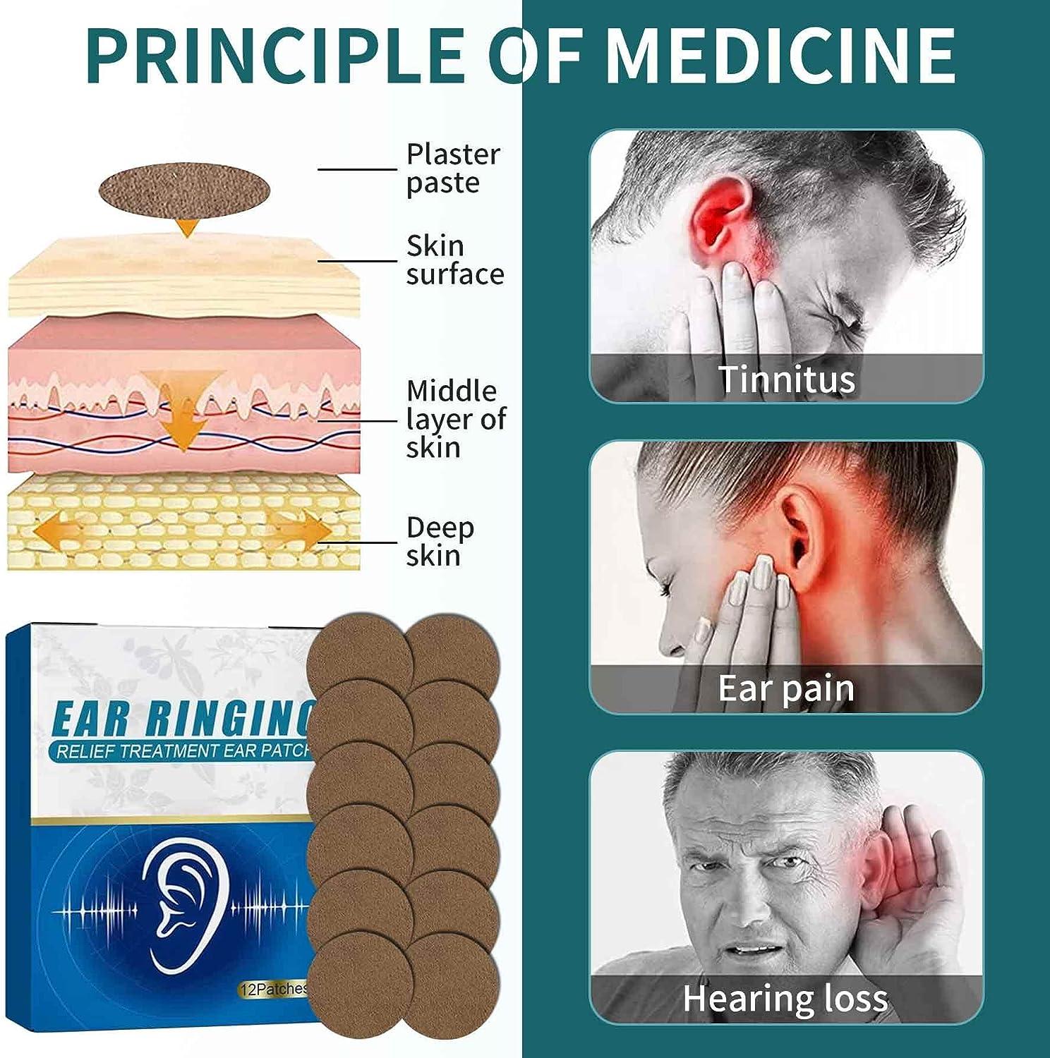Tinnitus Relief Patches - Natural Herbal Treatment for Ear Ringing ...