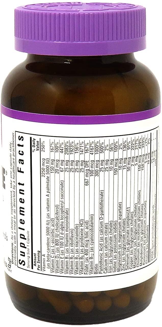 Bluebonnet Nutrition MultiOne Daily Multivitamin - 120 VegCaps for ...