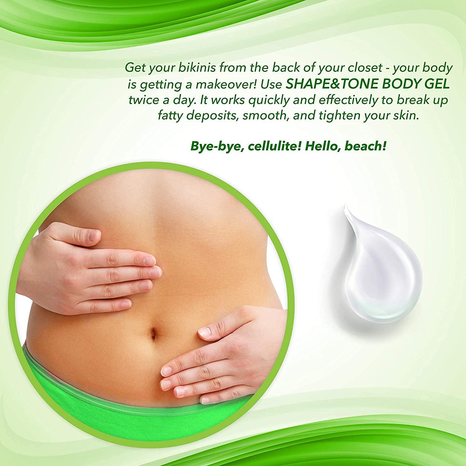 Natural Anti-Cellulite Body Wrap: Firming & Shaping Contouring Patch ...