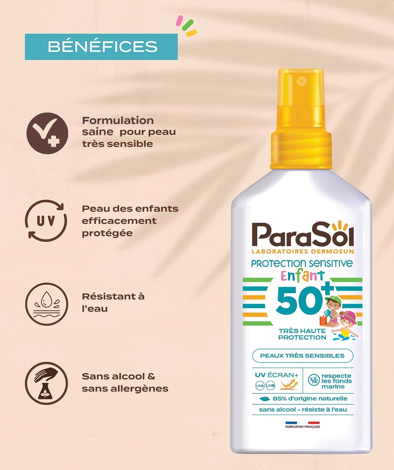ParaSol Spray Protection 50+ SPF for Children | Best Sunscreen for Kids ...