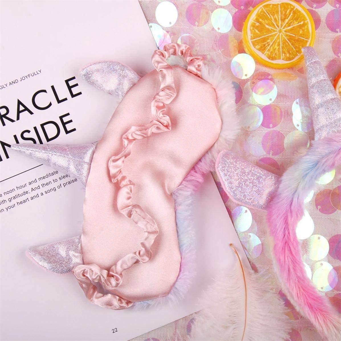 Kids Unicorn Sleep Mask 2 Pack - Soft Plush Eye Masks for Girls | Buy ...