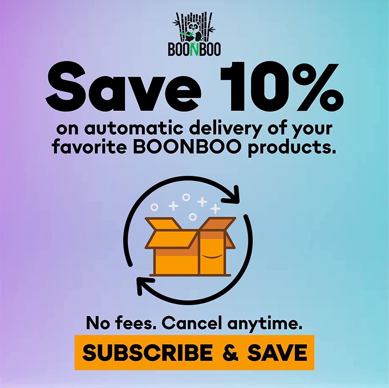 Boonboo Dental Floss 100FT/30M Bamboo Woven Fiber | Mint Flavor ...