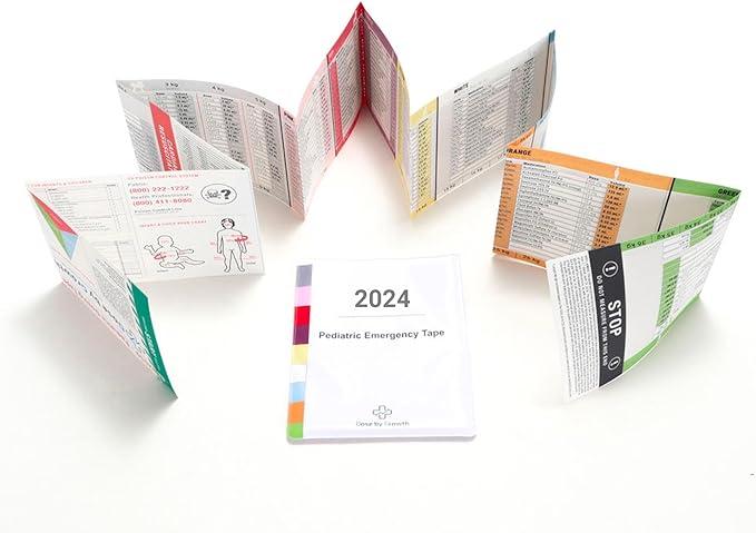 2024 Updated PALS Dose By Growth Pediatric Length-Based Tape - Broselow ...