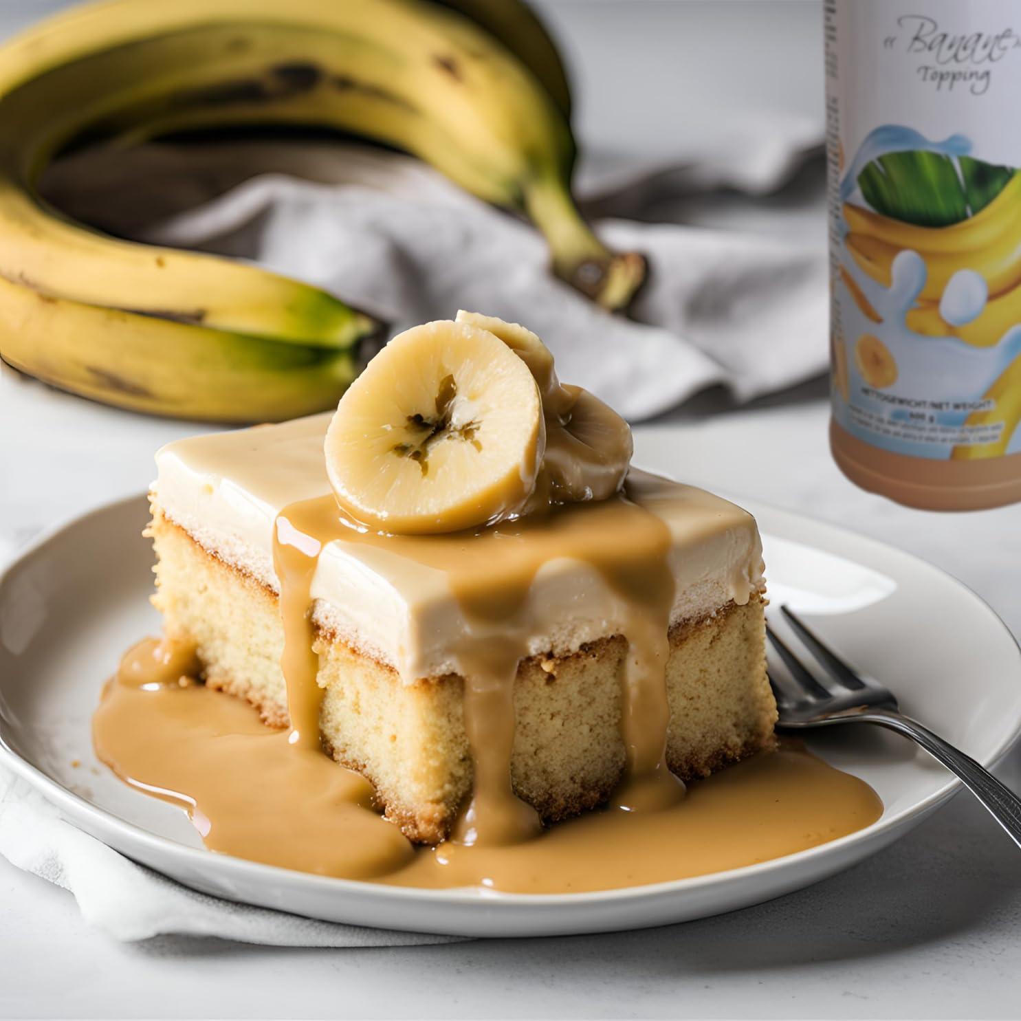 Delicia Banana Desserts Sauce - 600g Seductive Topping for Creative ...