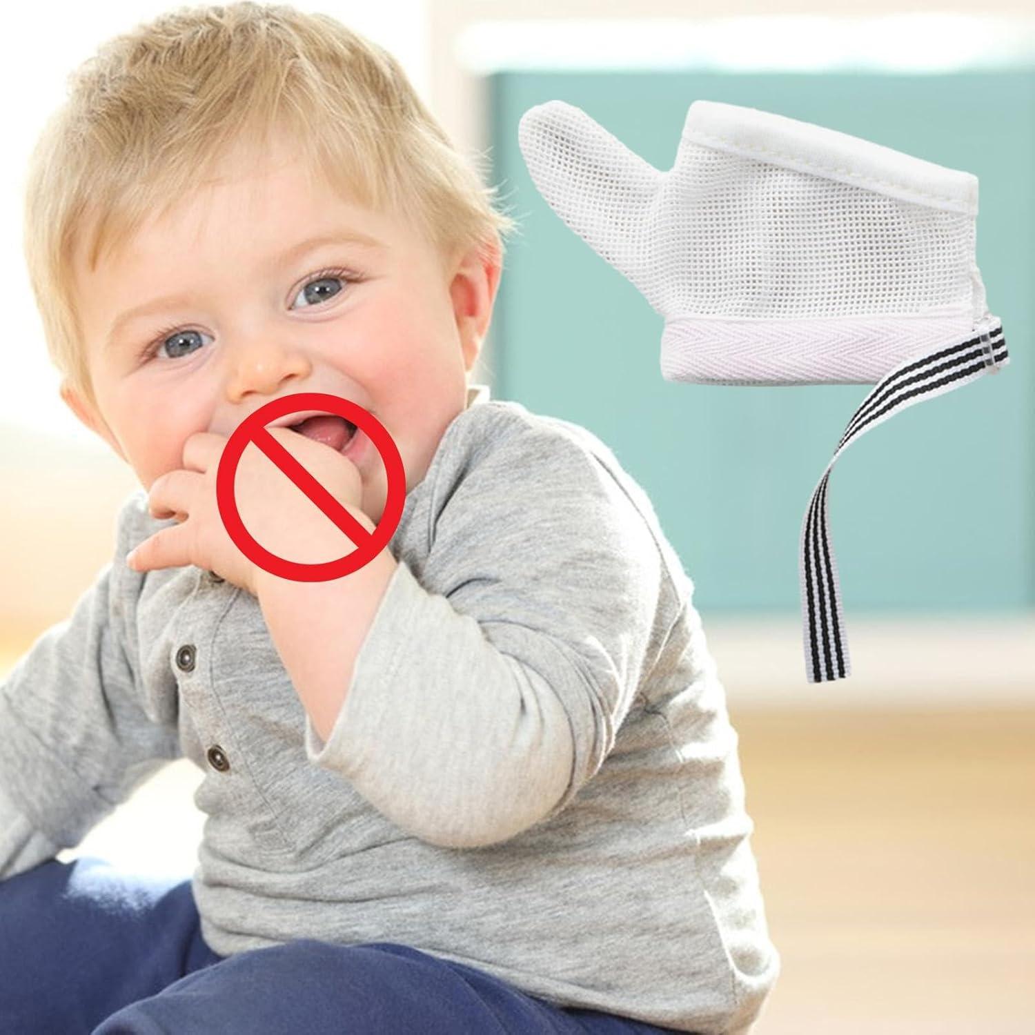 Stop Thumb Sucking Finger Protection Gloves for Toddlers - Breathable ...