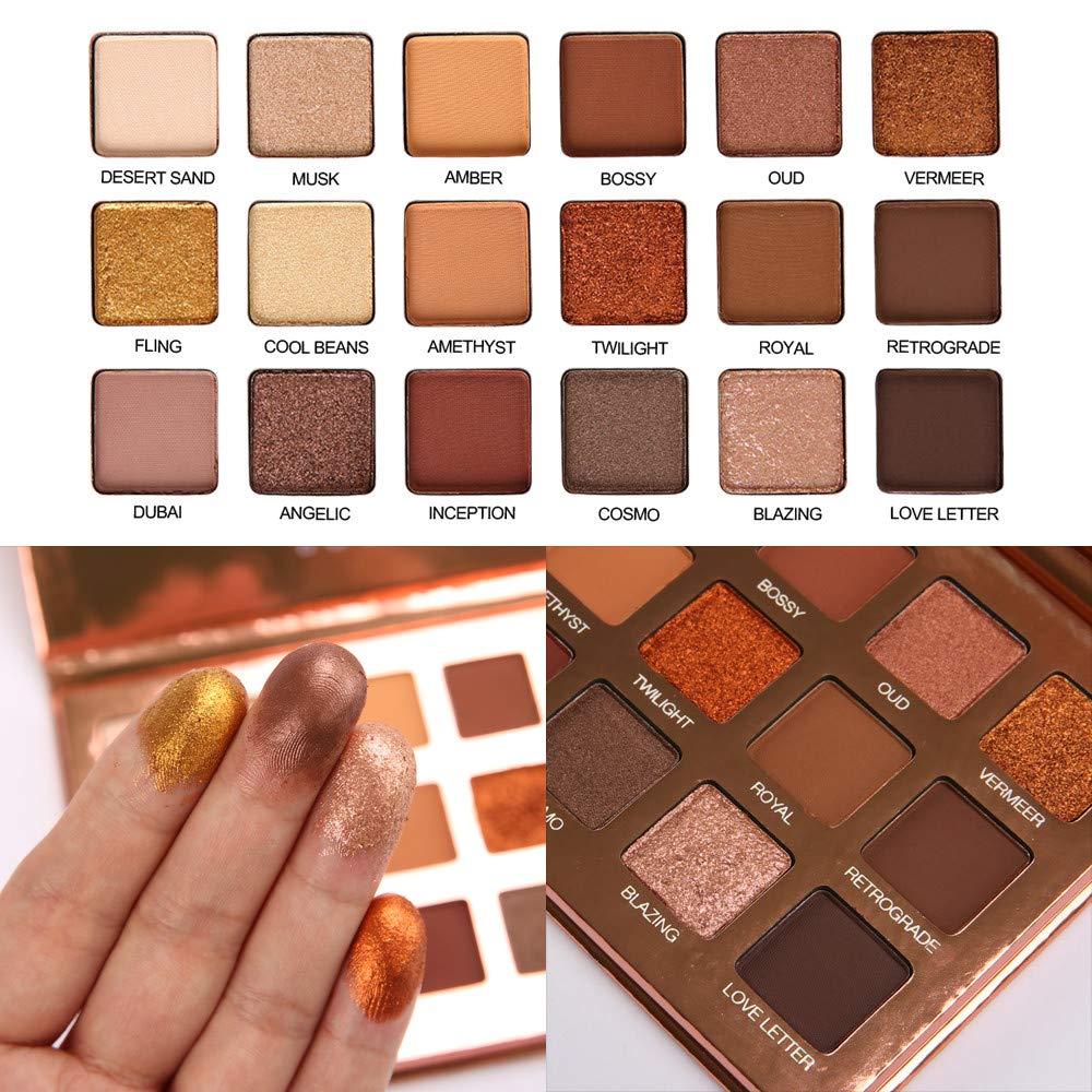 Eyeshadow Makeup Palette Kit, 18 Colors Eye Shadow Contour Make Up ...