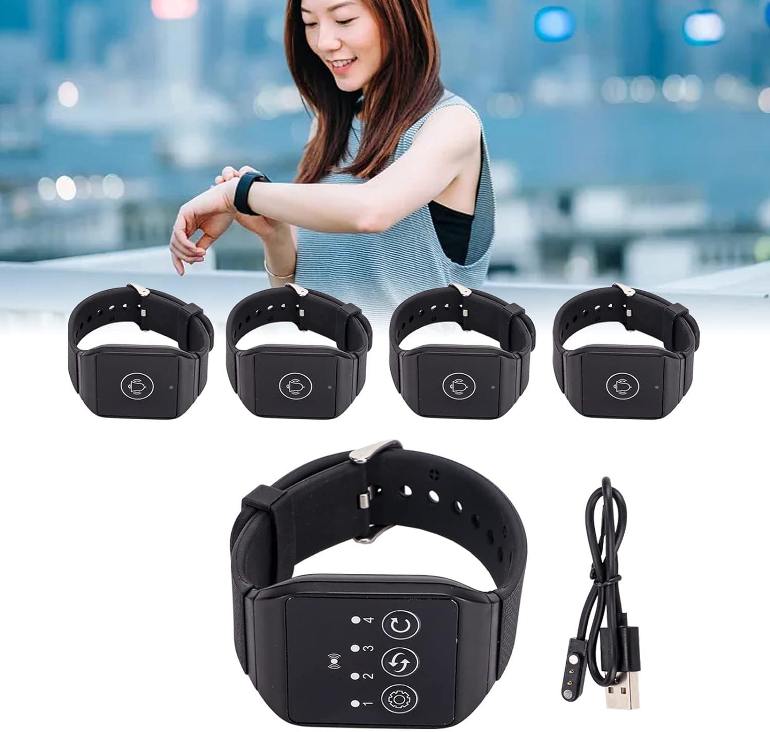 Wireless Wrist Pager System - 4-in-1 Caregiver Watch Call Button Set ...