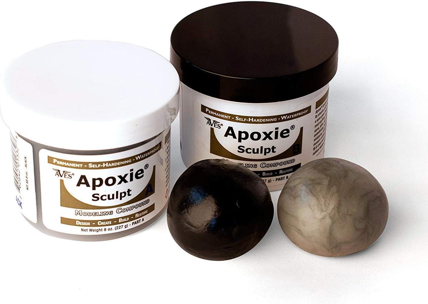 Aves Apoxie Sculpt 1 lb Black - Waterproof 2 Part Epoxy Putty Clay for ...