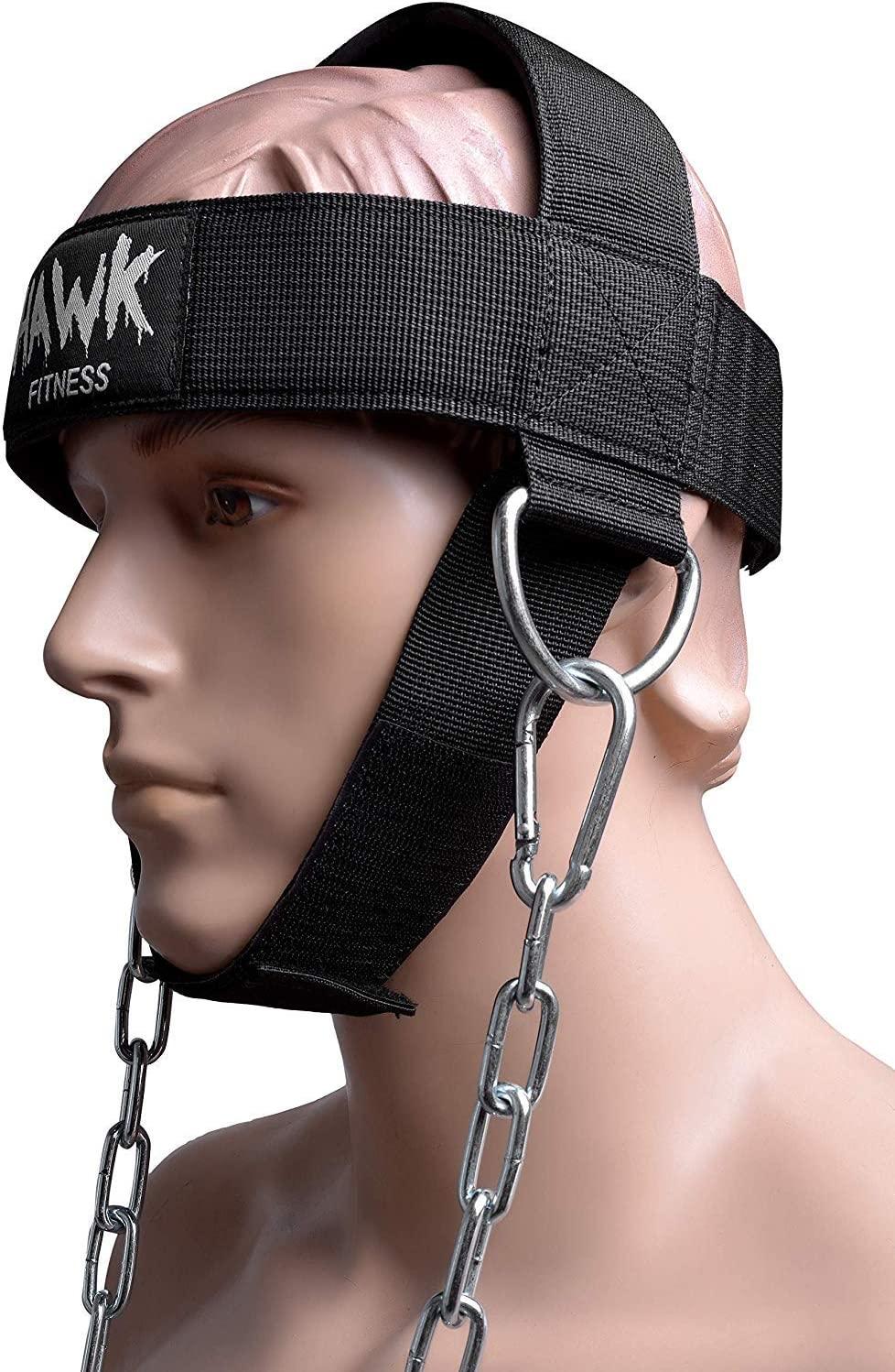 Hawk Sports Neck Harness for Strength Training - Adjustable Strap ...