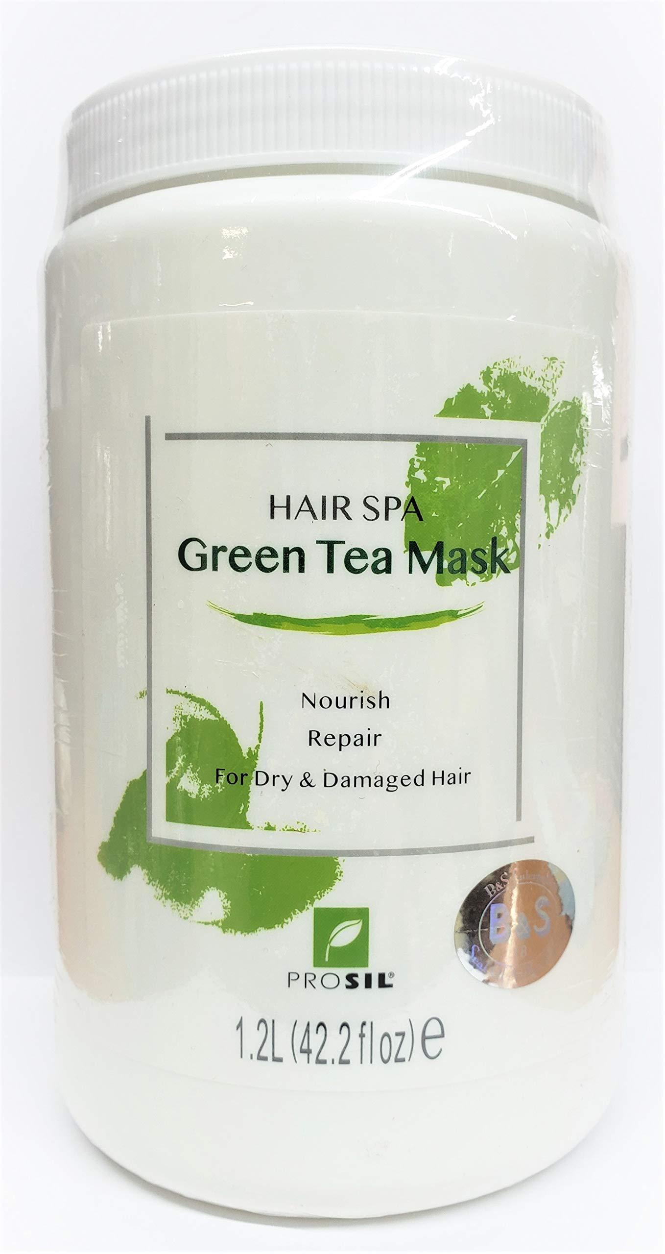 Prosil Green Tea Mask for Dry & Damaged Hair - 42floz | Revitalize and ...
