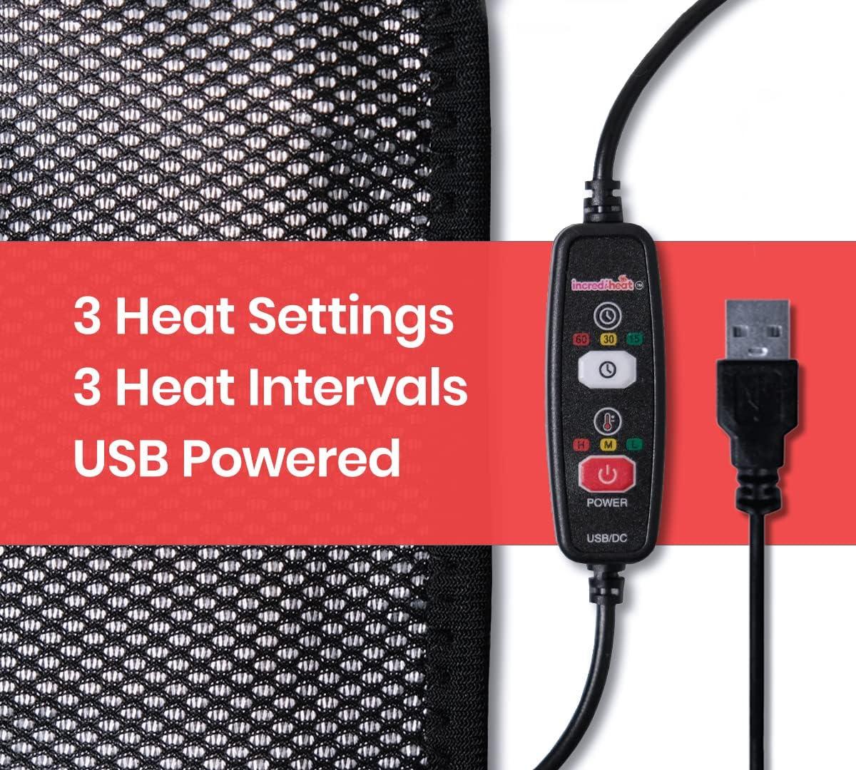 Incredi-Heat USB Heating Pad by Cabeau - Infrared Heat Therapy for ...