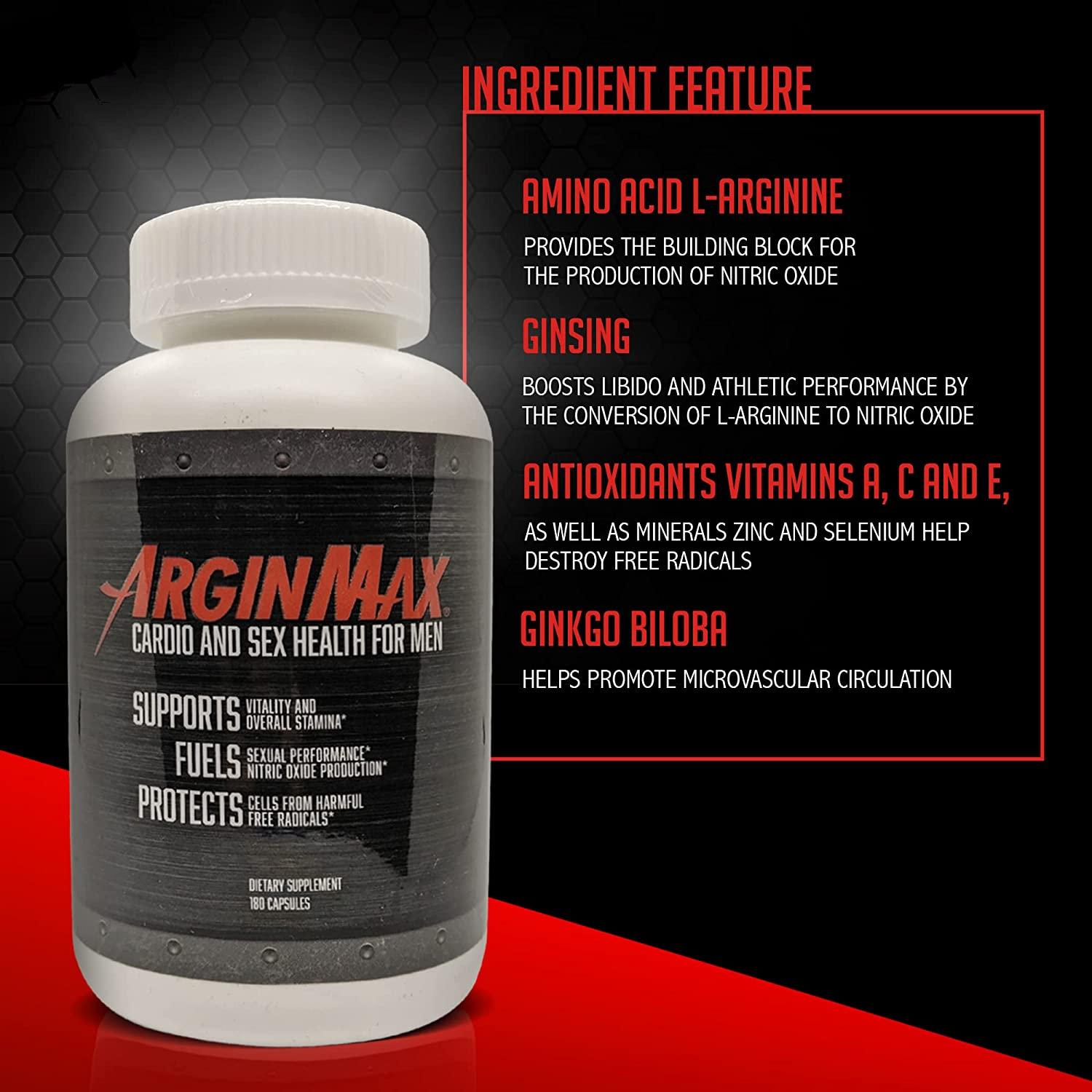 ArginMax Men 180 Capsules - Daily Wellness for Enhanced Vitality ...