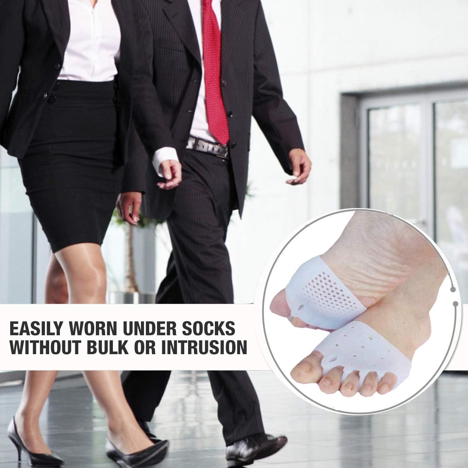 Gel Metatarsal Cushion Pads - Toe Separators, Bunion Splint, Hammer Toe ...