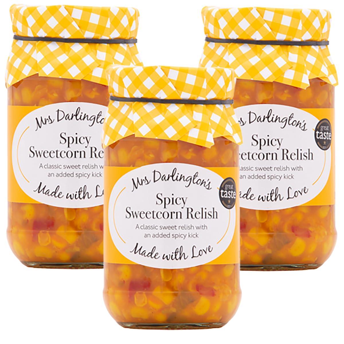 Mrs Darlington's Spicy Sweetcorn Relish - 300g - Pack of 3 | Buy Now ...