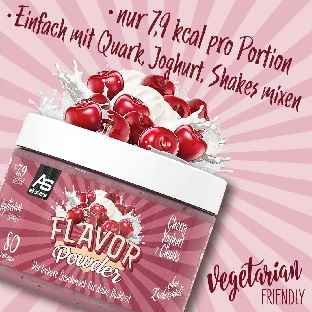 All Stars Cherry Yoghurt Flavor Powder & Chunks | 240g Can | Enhance ...