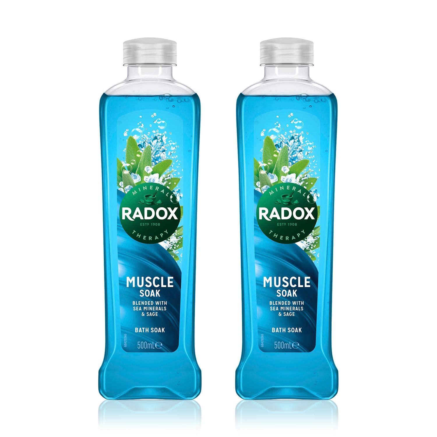 Radox Bath Muscle Soak 500ml x 2 - Relax and Relieve Tension with this ...