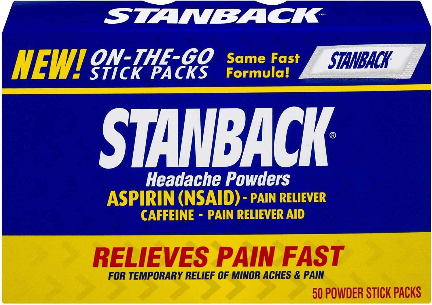 Stanback Headache Powder 50-Count (3-Pack) - Fast Relief for Headaches ...