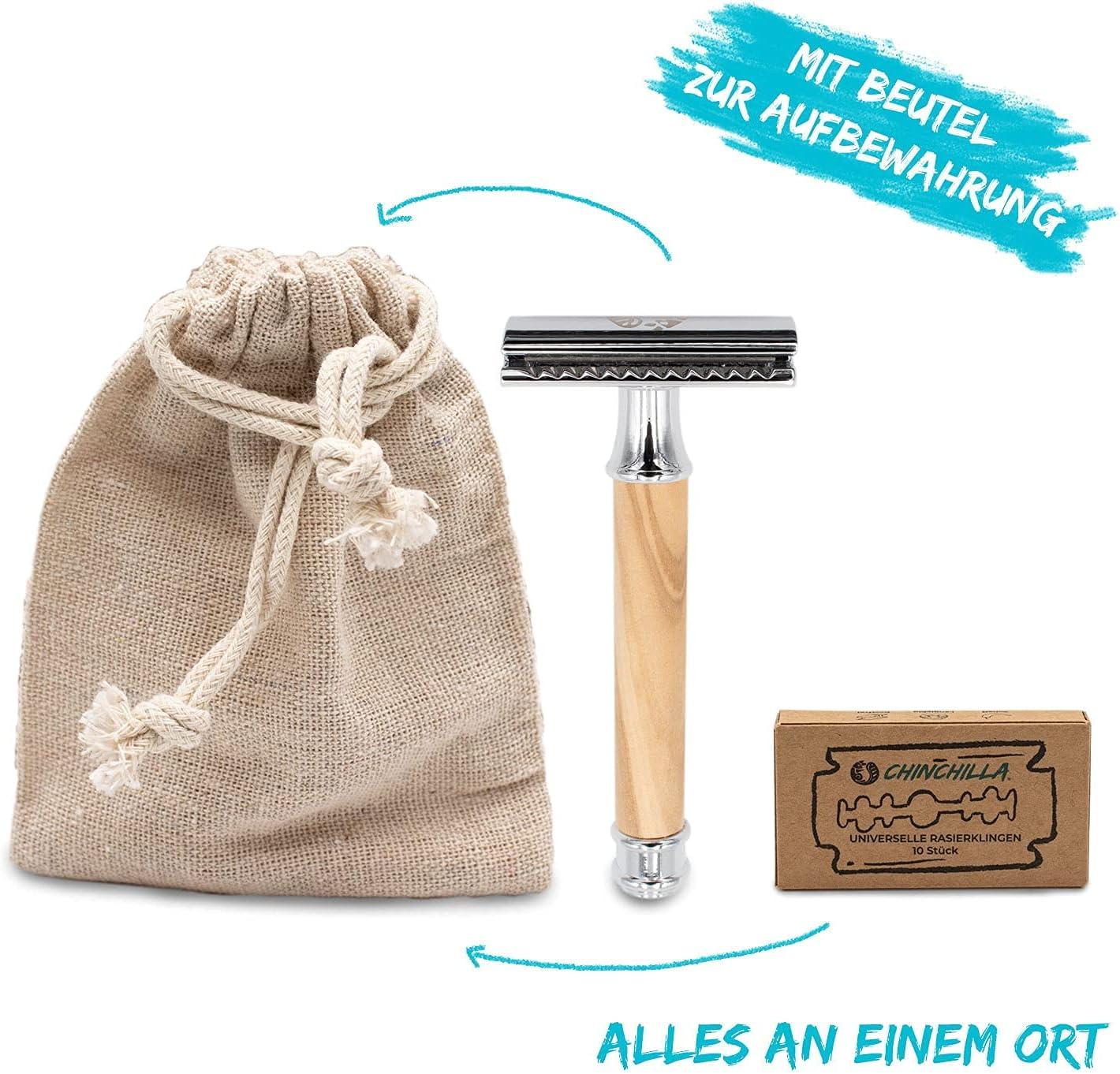 Chinchilla Razor Plane | Sustainable Olive Wood & Metal Razor | Zero ...