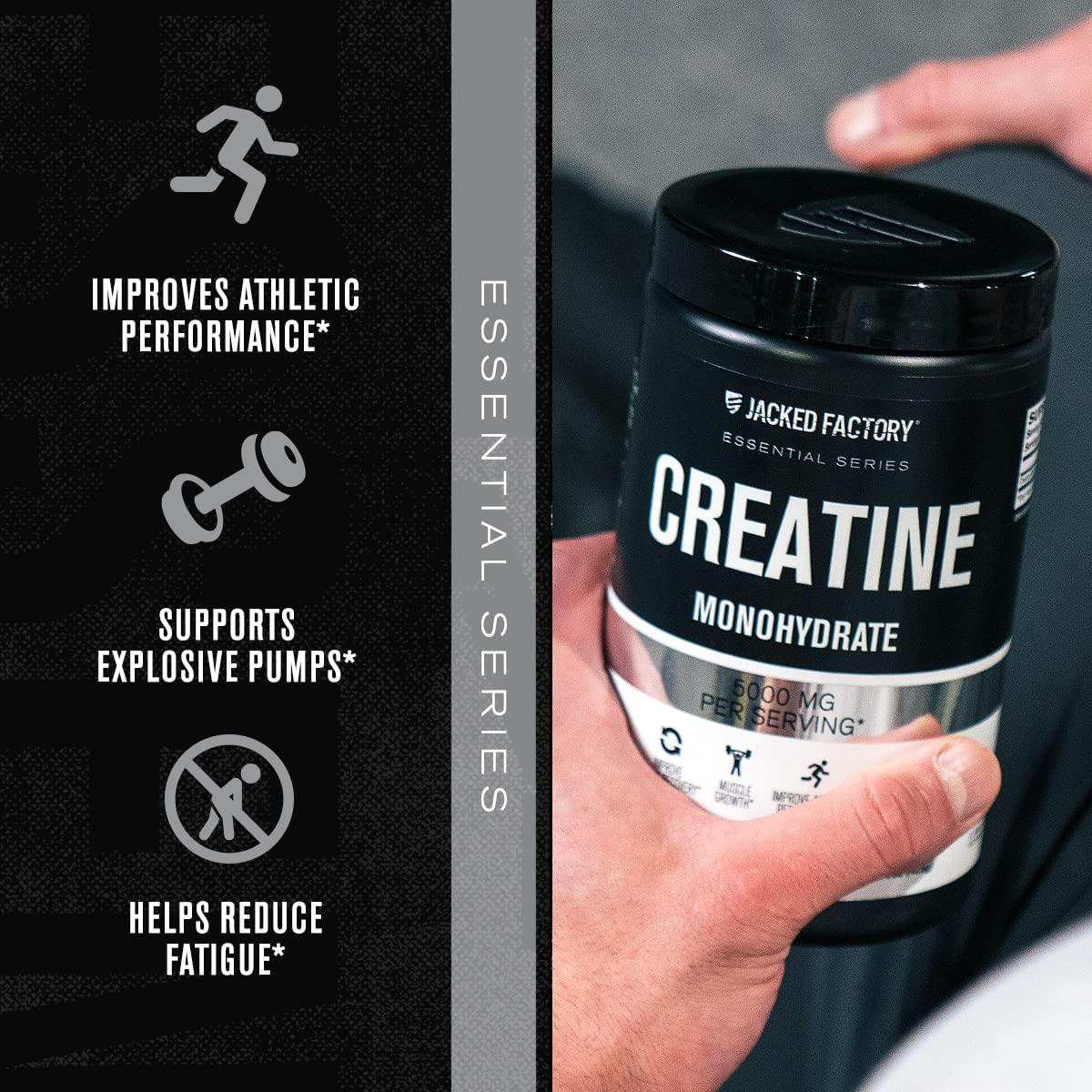 Premium Creatine Monohydrate Powder - 5g, 85 Servings | Boost Muscle ...