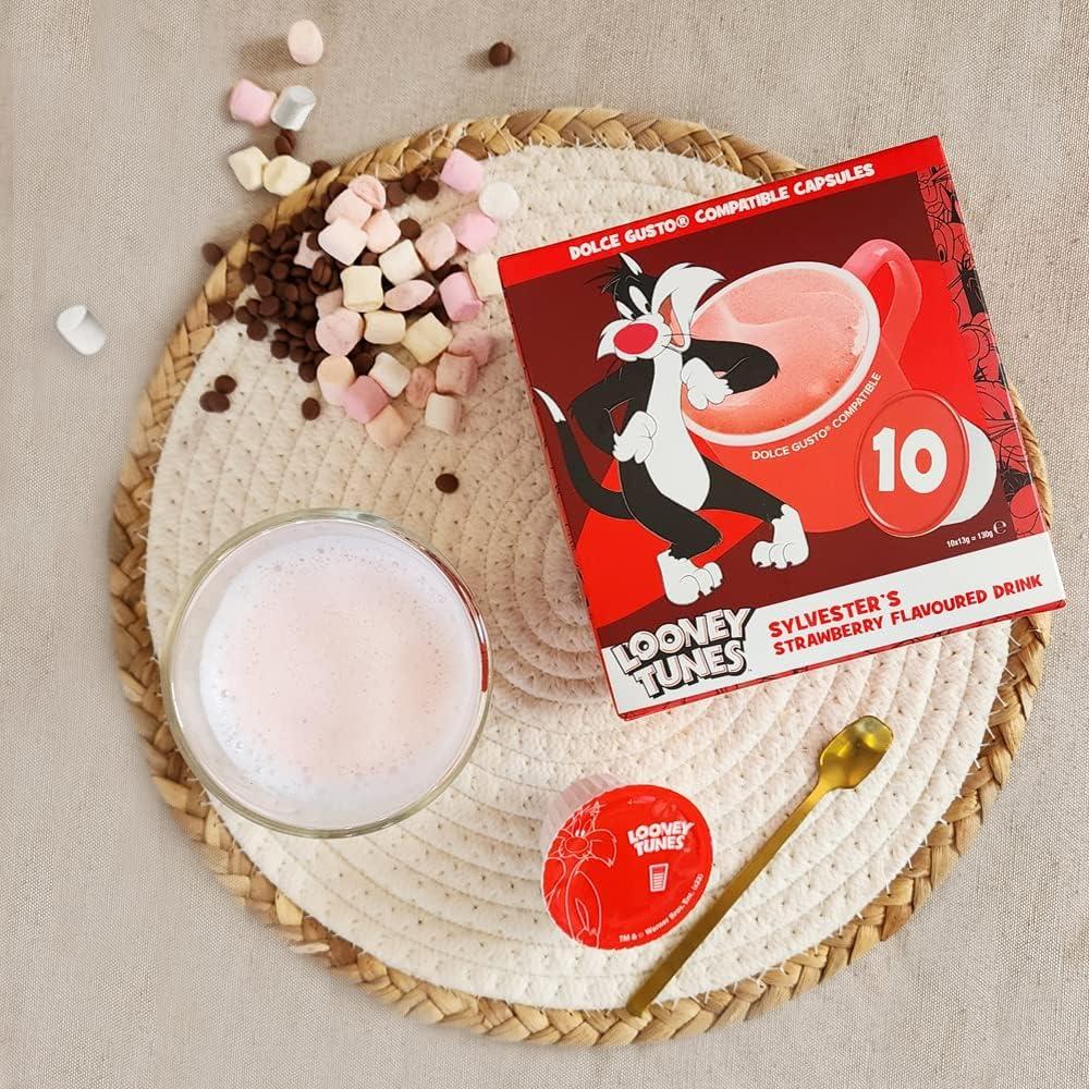 Flavoured Milk Drink Dolce Gusto Compatible Pods- Looney Tunes ...