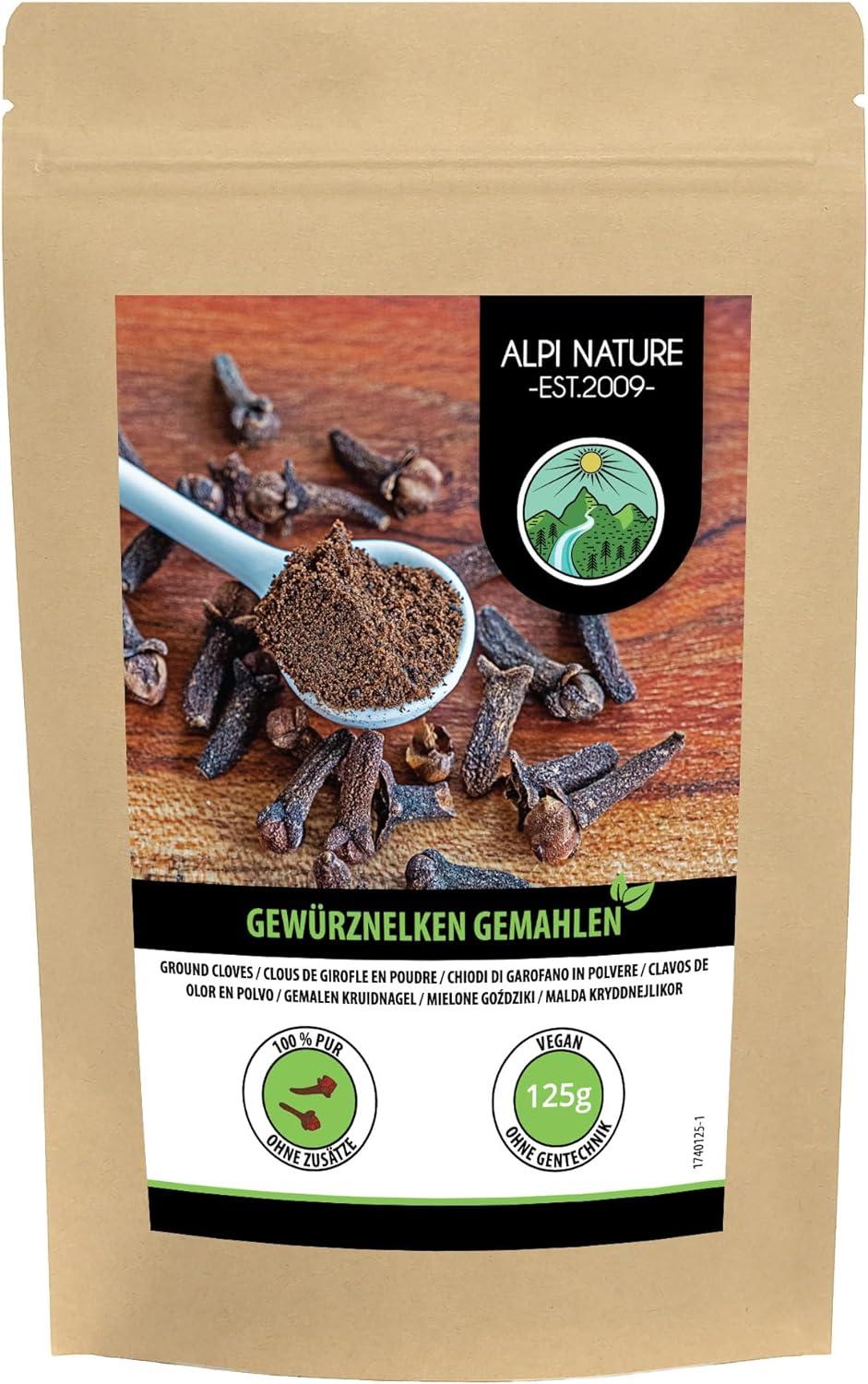 Pure Ground Cloves (125g/4.4 oz) - Premium Clove Powder for Culinary ...