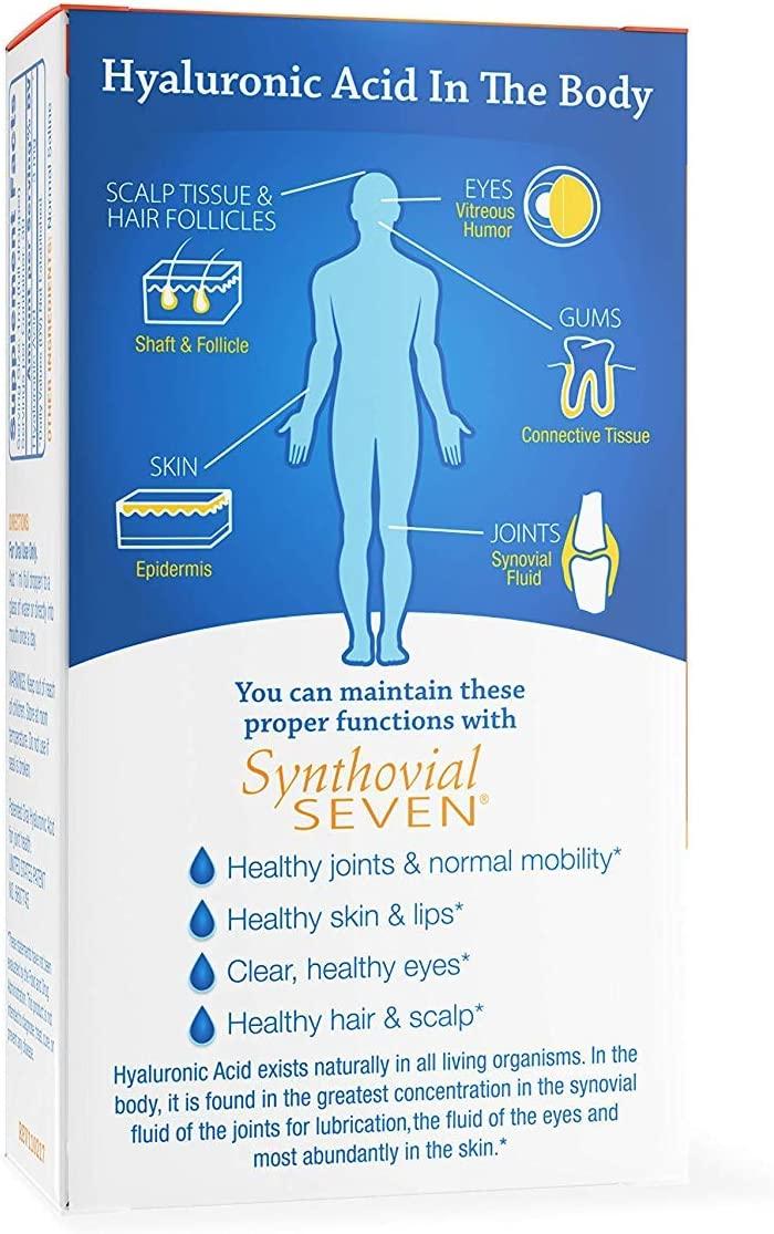 Hyalogic Synthovial Seven Hyaluronic Acid Liquid - Vegan HA Joint ...