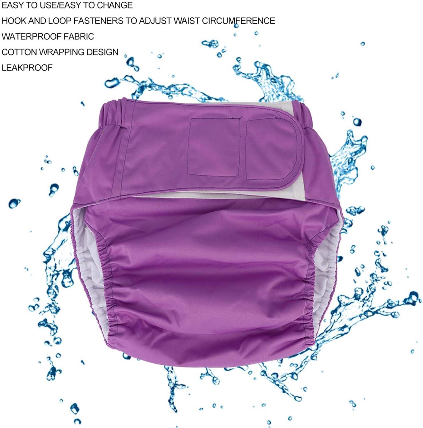 Adult Pocket Nappy Reusable Cloth Diaper for Elderly Incontinence Care ...