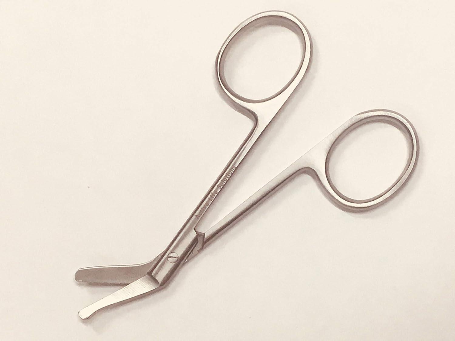 Stoma Bag Cutting Scissors - Colostomy Bag Scissors - Stainless Steel