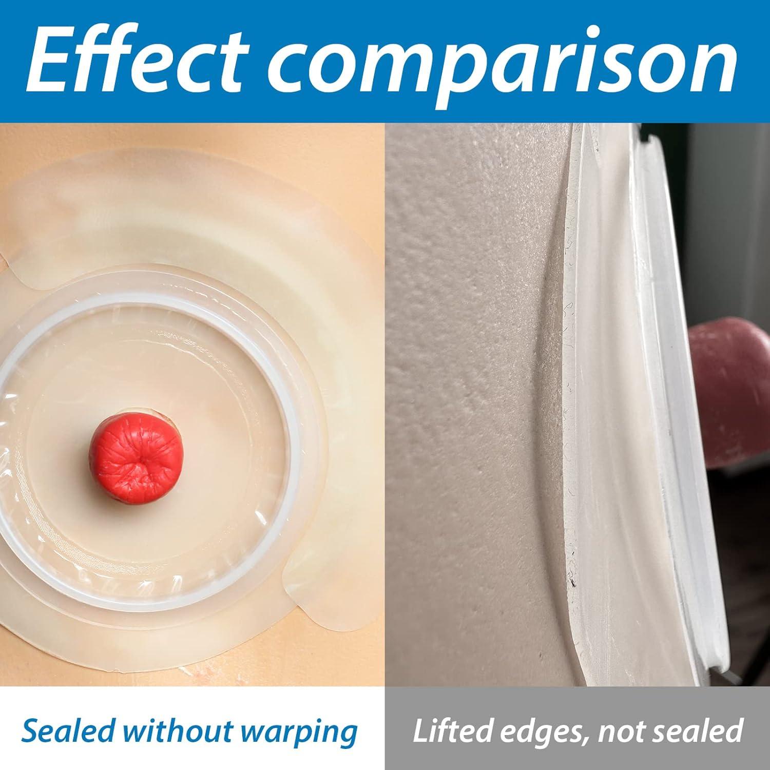 10-Pack Stoma Barrier Rings - Elastic Adhesive Skin Barrier Strips for ...