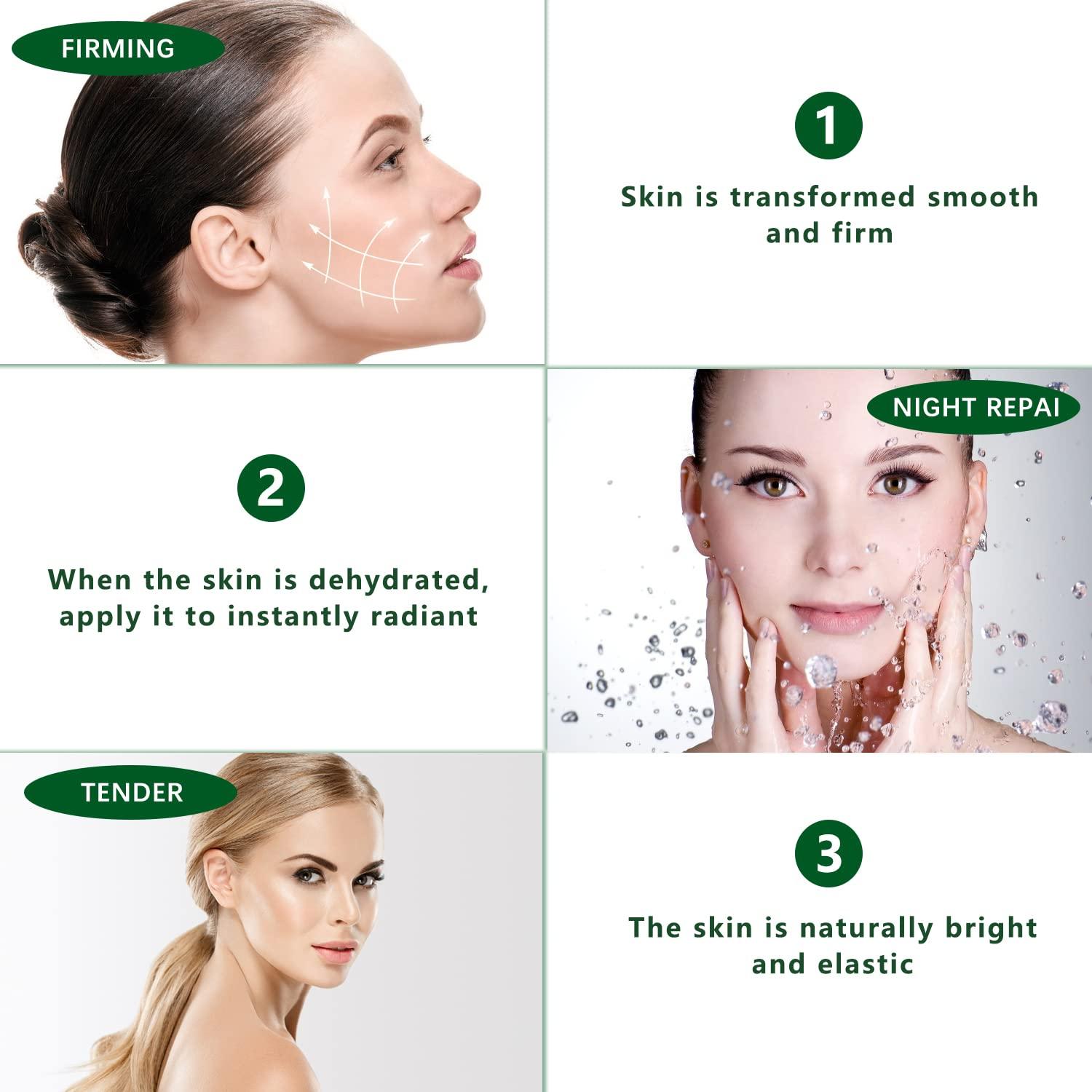 60-Piece Korean Collagen Tightening & Firming Mask Set - Anti-Aging ...