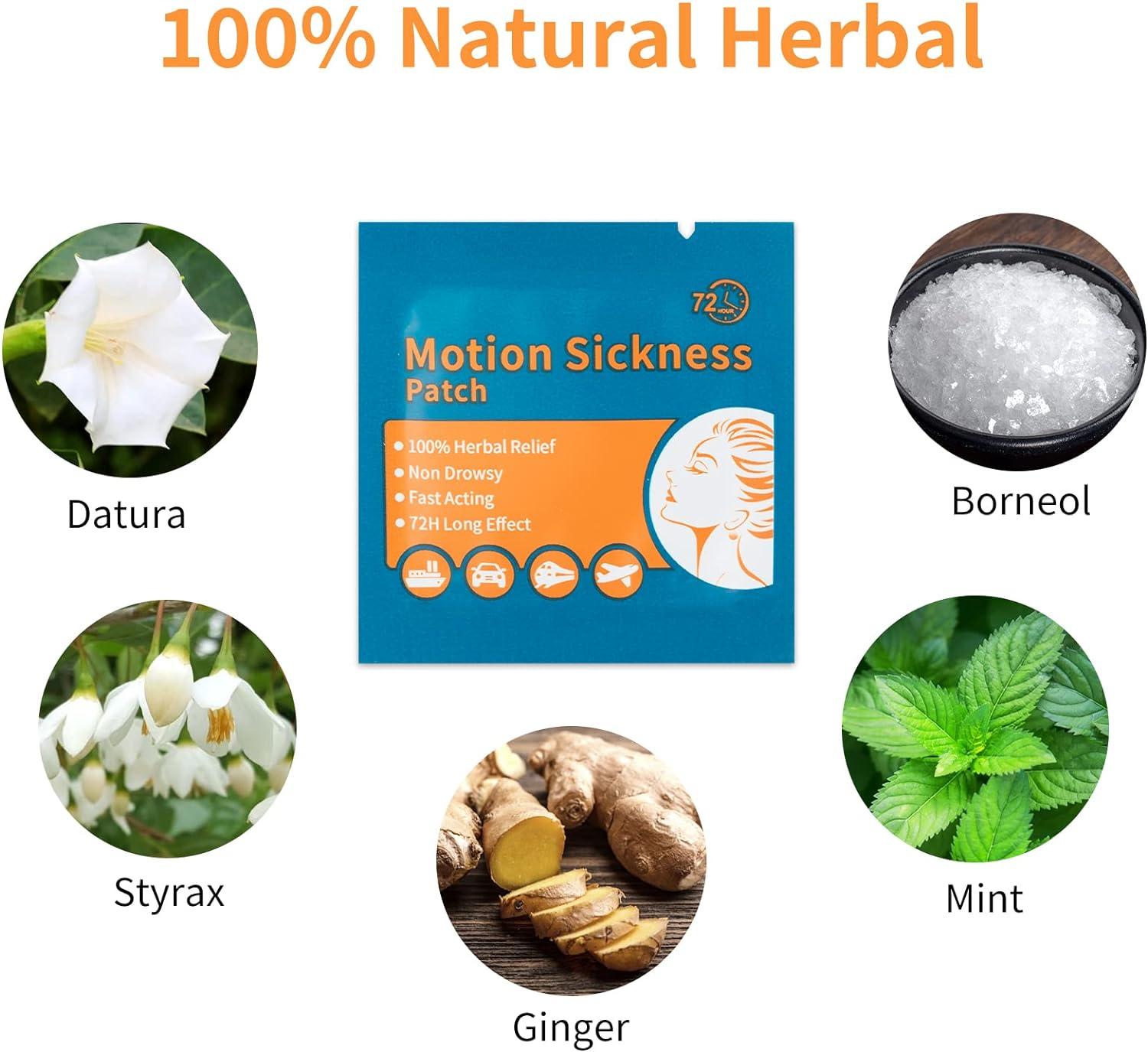 Motion Sickness Relief Patches - Anti-Nausea Bands for Adults & Kids ...