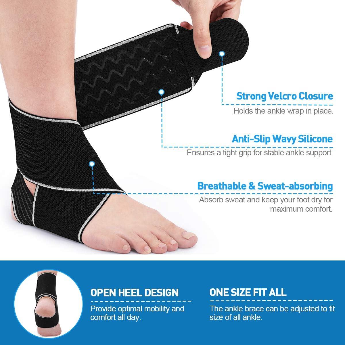 WASPO Adjustable Ankle Support Brace | Plantar Fasciitis & Achilles ...