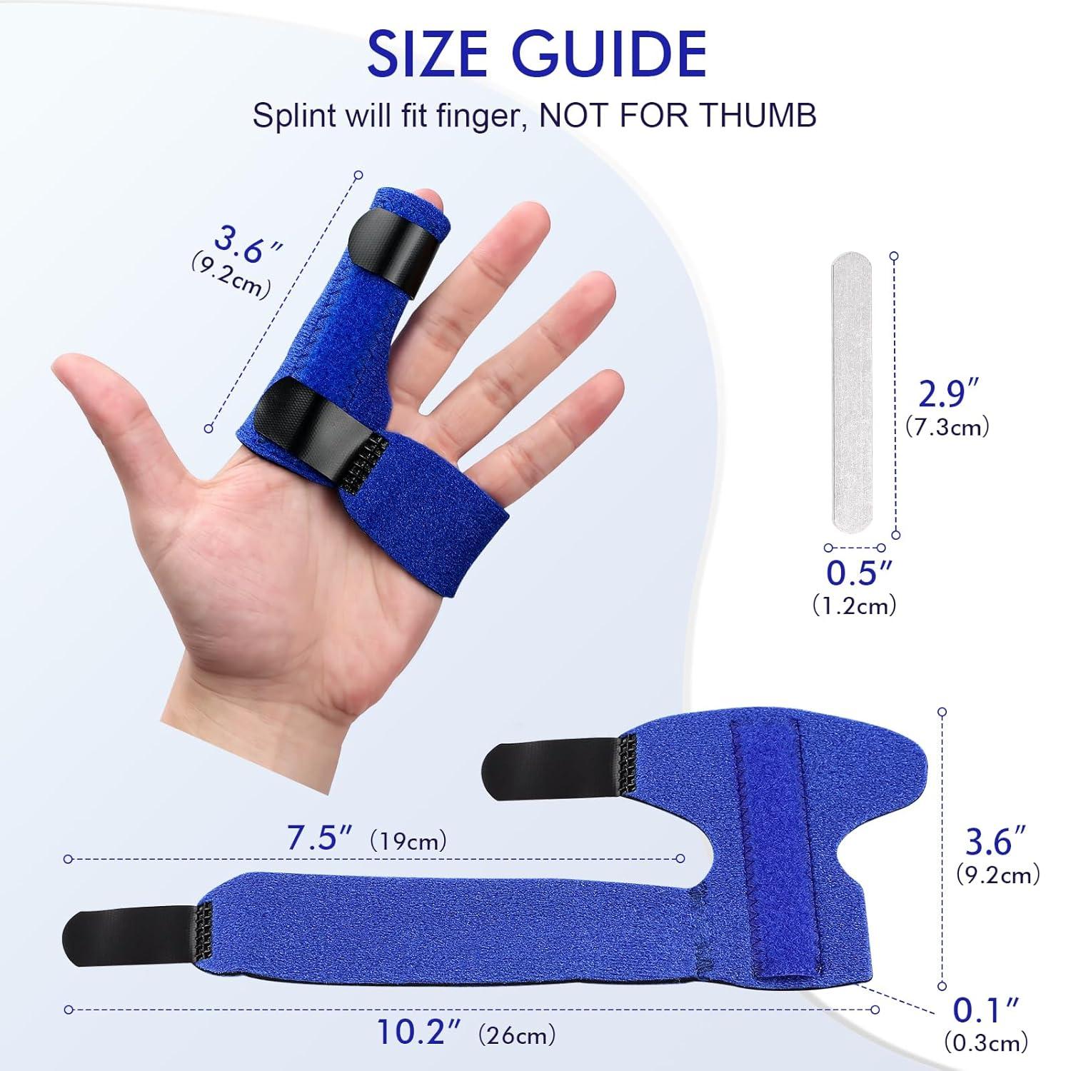 Finger Brace for Arthritis & Tendon Injury - Trigger Finger Splint for ...