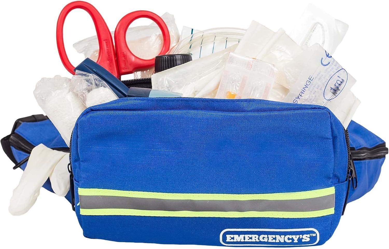 EB MARSUPIO Royal Blue First Aid Hip Bag - Compact Emergency Bag for ...
