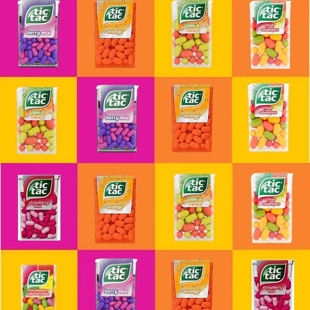 Tic Tac Variety Flavours Sweets 18g - Pick Any 10 Your Favourite ...