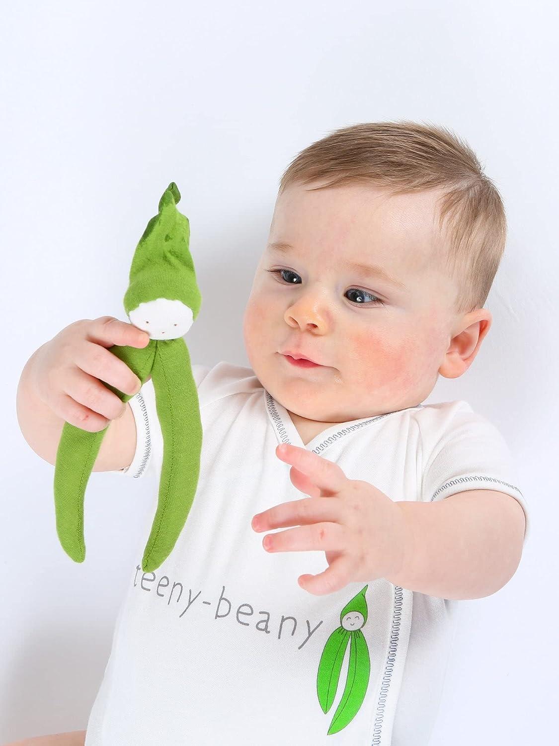Under the Nile Organic Cotton Stuffed Green Bean | Sustainable Toy for ...