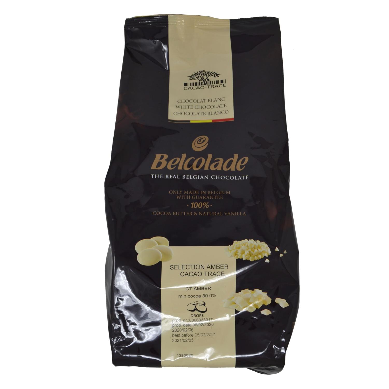 Belcolade Cacao Trace Amber Salted Butter Caramel White Chocolate 4kg ...